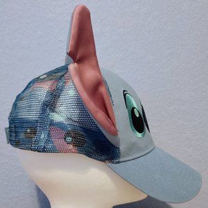 Disney | Accessories | Disney Parks Stitch Baseball Mesh Cap With Ears ...